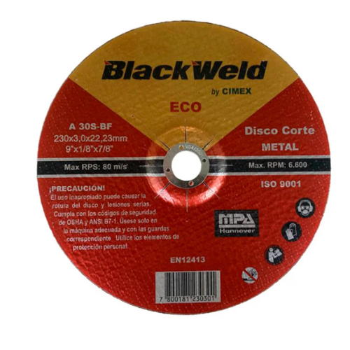 Disco Corte Metal 9´x3.0 - Icomor